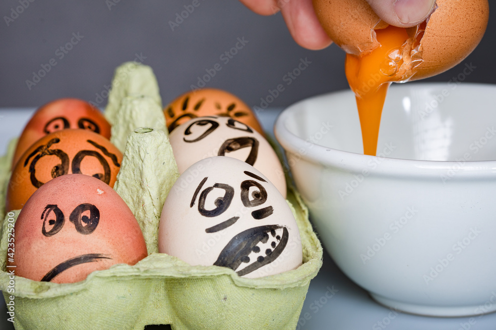 Scared Egg Faces