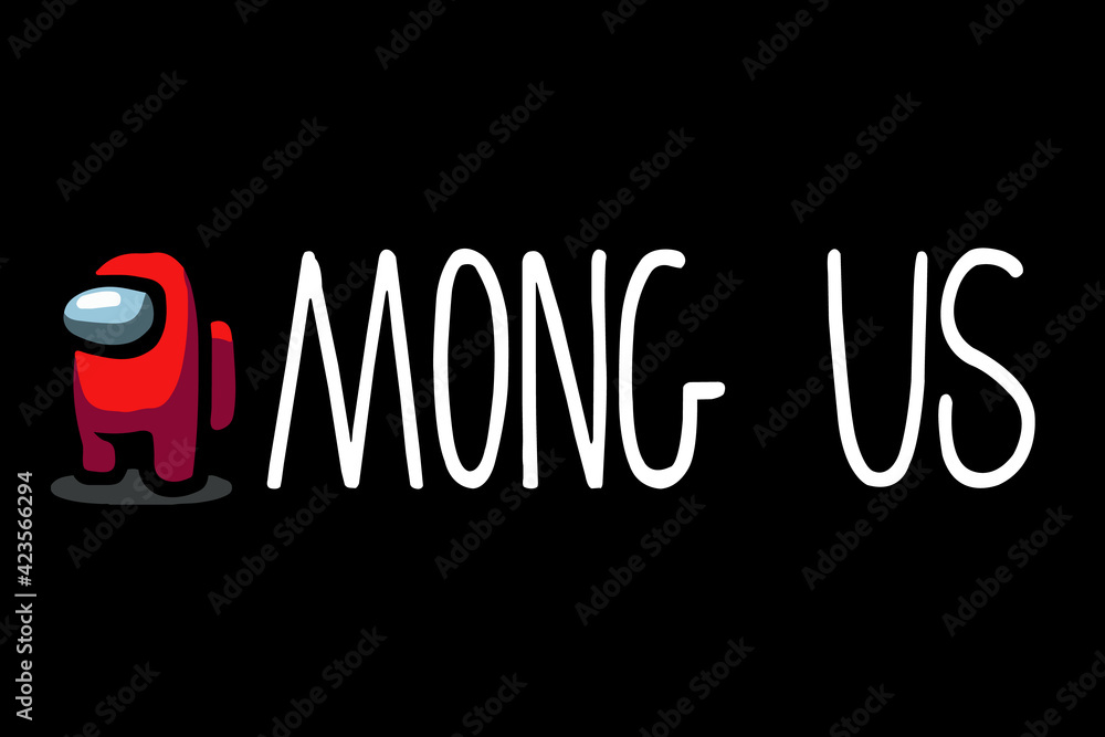 Vetor de Online game Among Us - multicolor characters. Vector ...