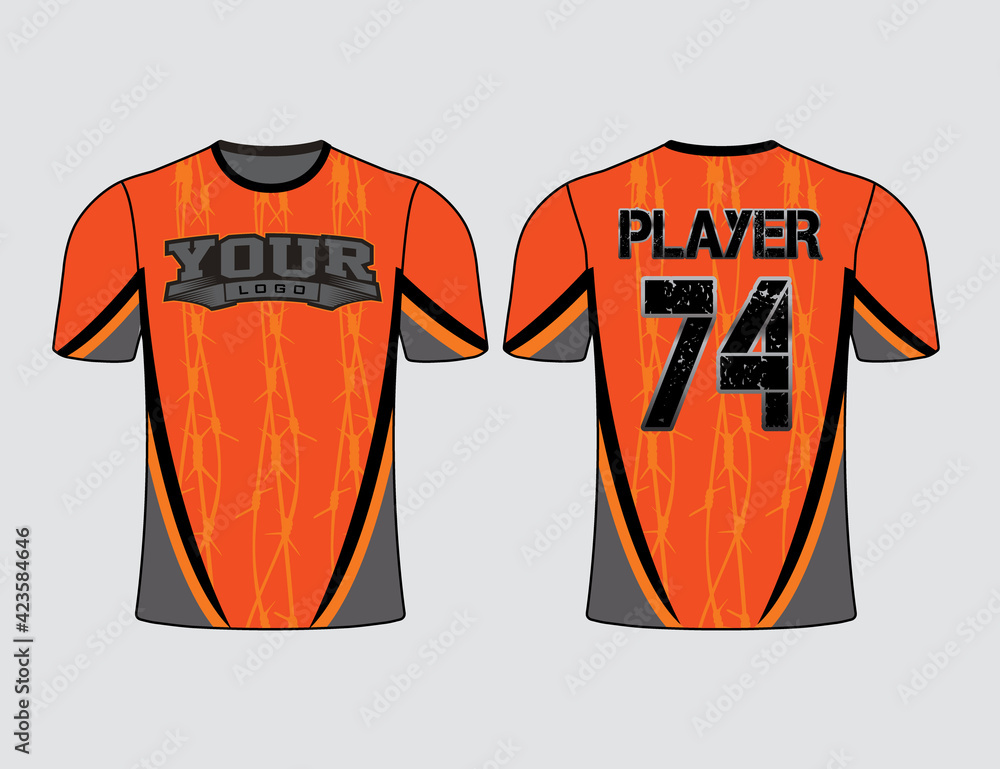 Sports gear template and mockup perfect for all sports team uniforms ...