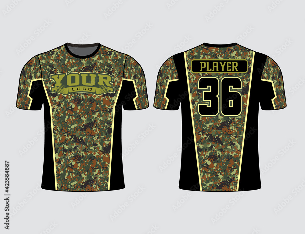 Sports gear template and mockup perfect for all sports team uniforms ...