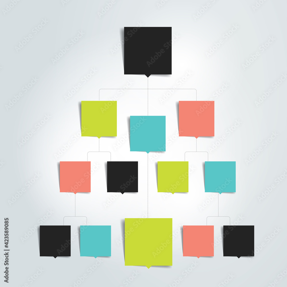 Infographics flowchart, scheme, diagram. Stock Vector | Adobe Stock