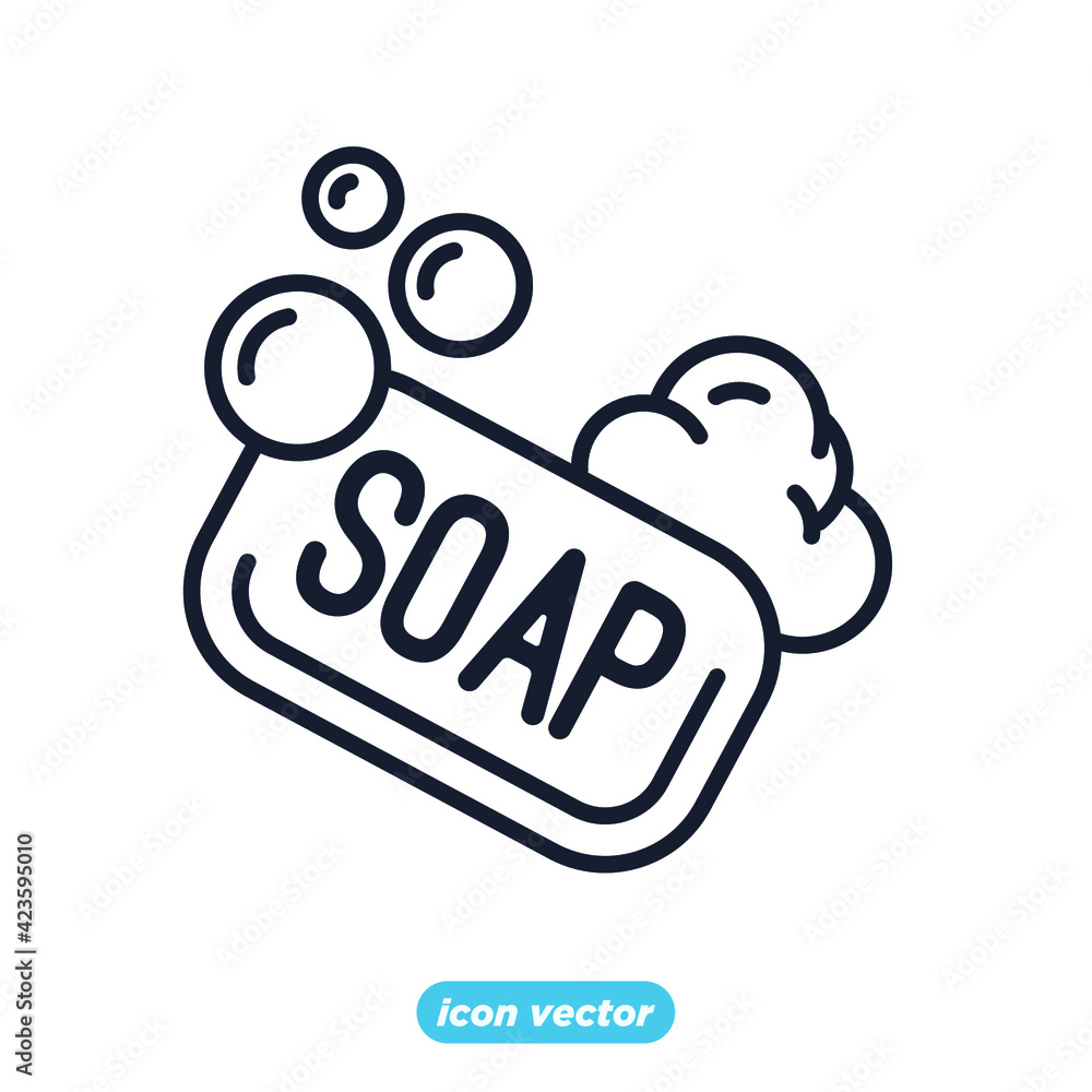 soap icon. soap symbol template for graphic and web design collection ...
