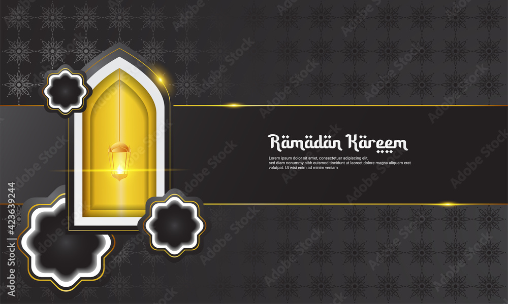 Islamic background, suitable for Islamic days or the holy month of ...