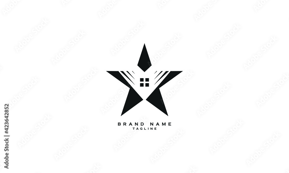 STAR, Real Estate Business Logo Template, Building, Property ...