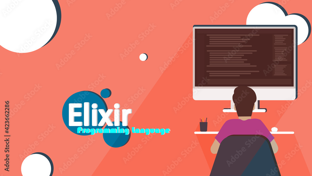 Vetor de Elixir, the Programming Language do Stock | Adobe Stock