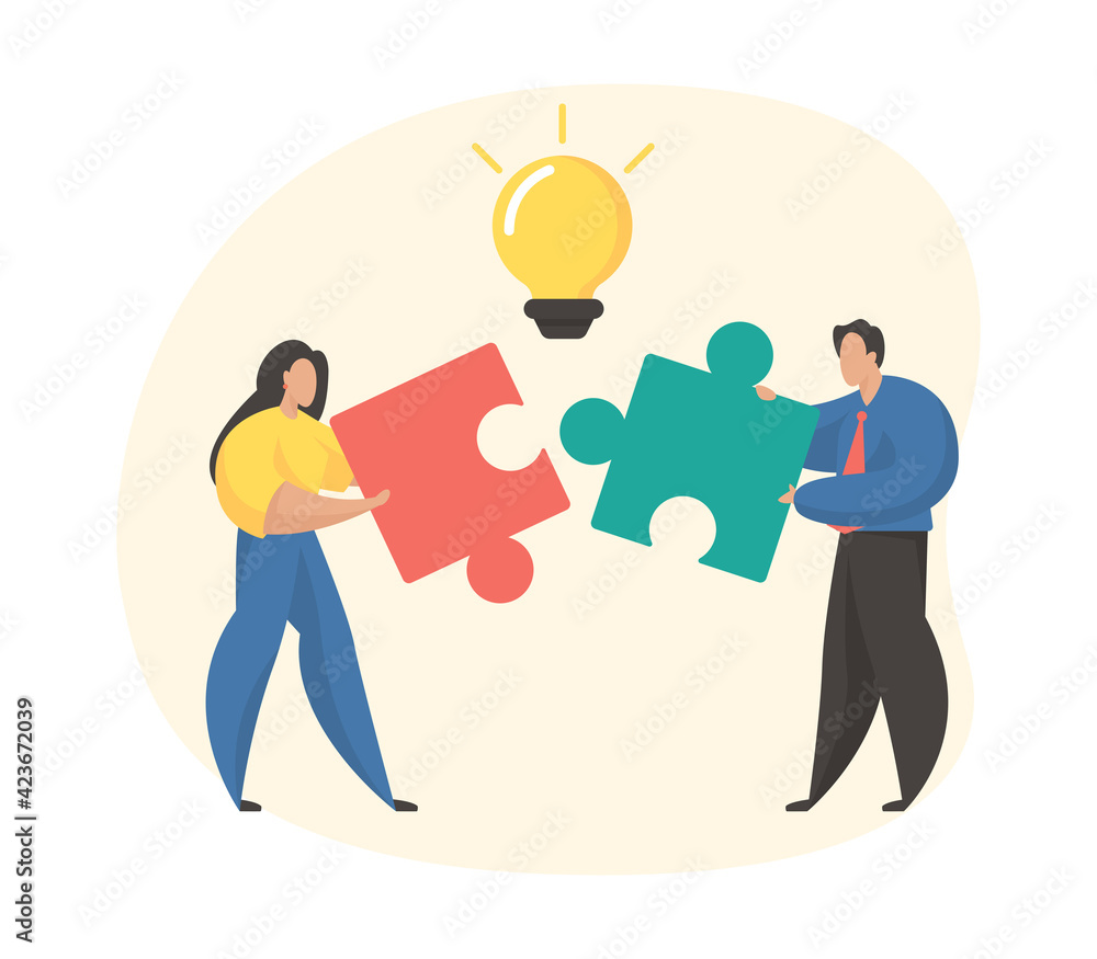 Business collaboration concept. Teamwork, cooperation, partnership ...