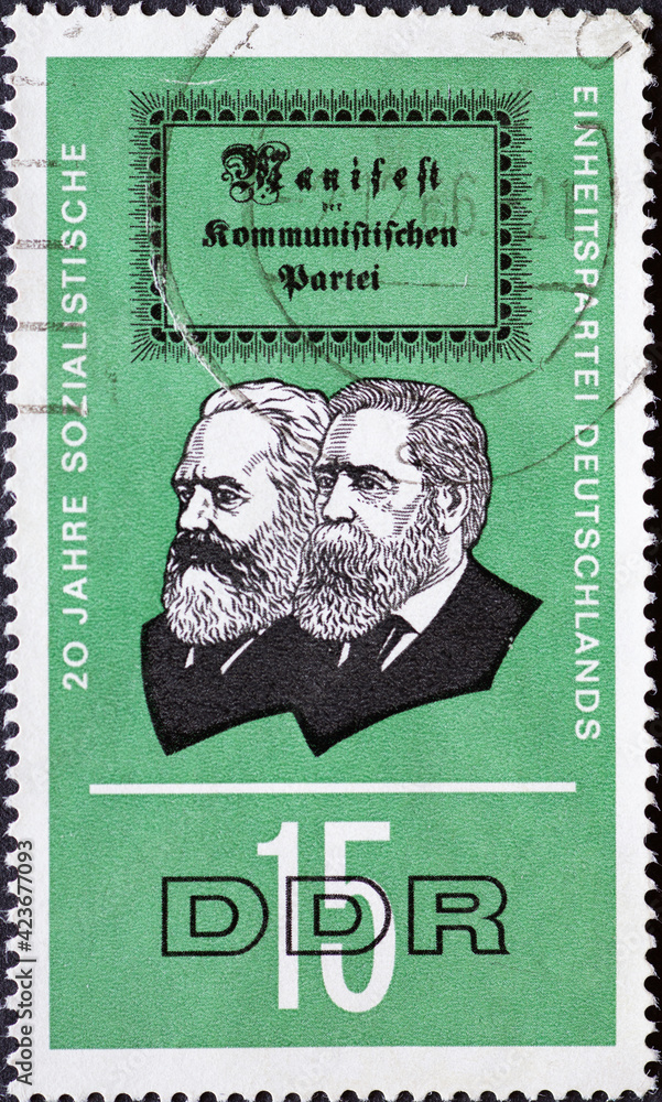 GERMANY, DDR - CIRCA 1966 : a postage stamp from Germany, GDR showing a ...
