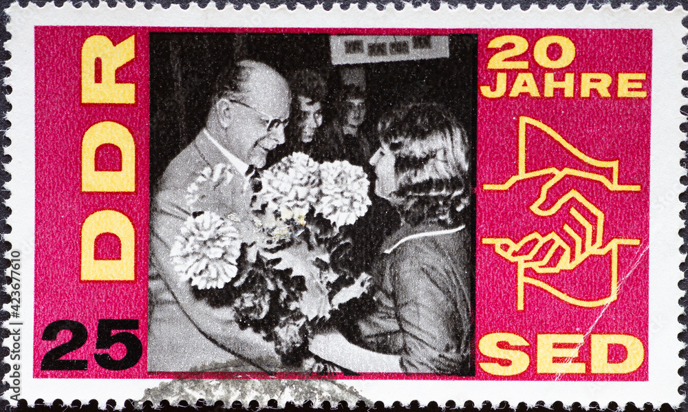 GERMANY, DDR - CIRCA 1966 : a postage stamp from Germany, GDR showing ...