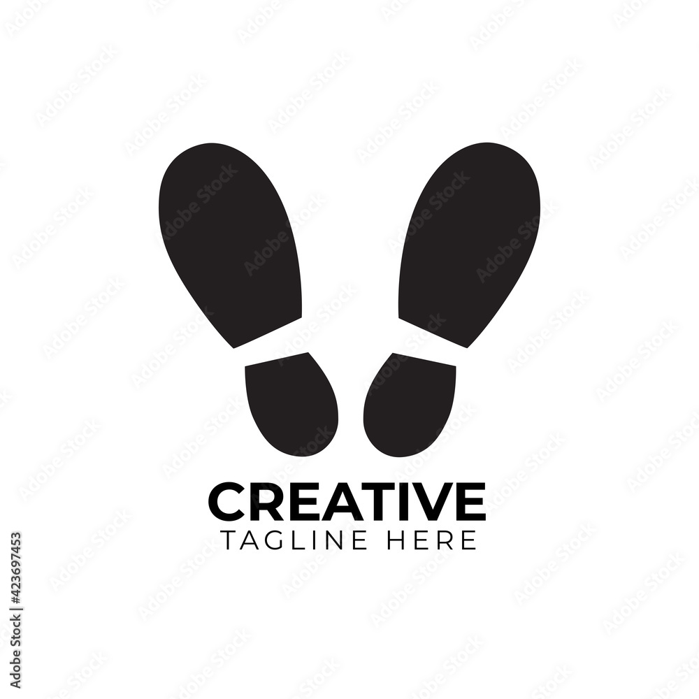 Shoe sole logo design vector template. Minimalist, Simple, Modern ...