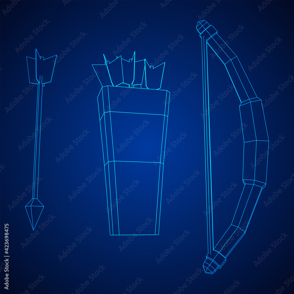 Medieval Bow And Arrow Diagram