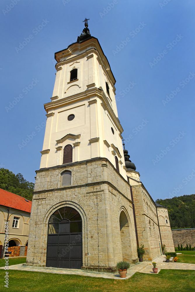 Church of the Jazak Monastery (Serbian: Manastir Jazak), Serb Orthodox ...