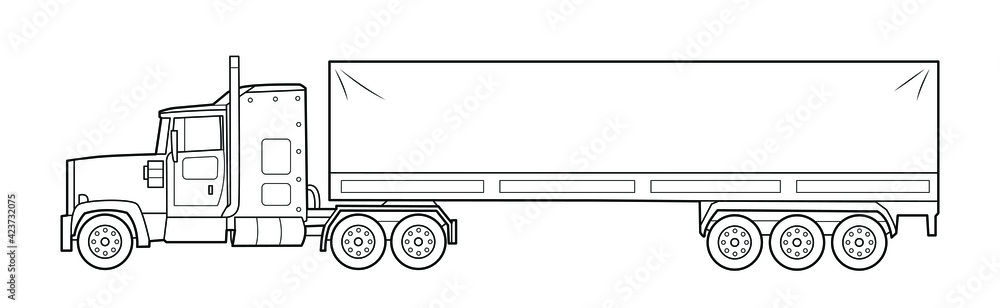 Simple Drawings Of Trucks