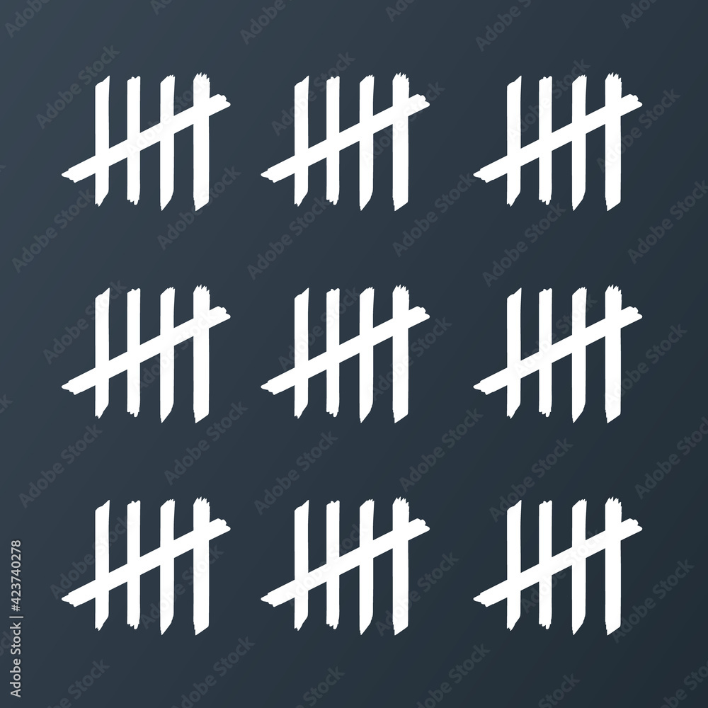 Tally Marks Clipart