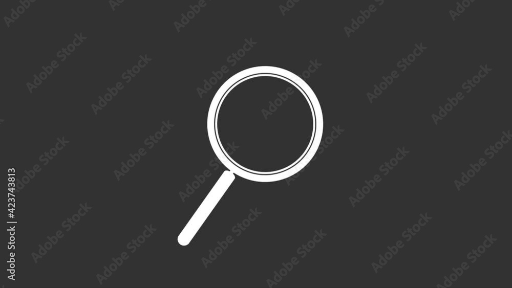 Behind the squares appears the symbol search. In - Out. Alpha channel ...
