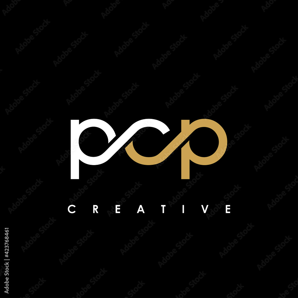PCP Letter Initial Logo Design Template Vector Illustration Stock ...