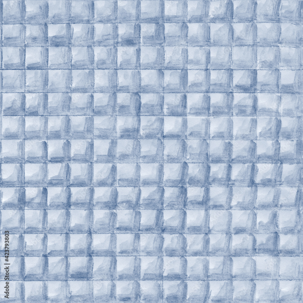 Simple tile background, abstract watercolor free-hand illustration for ...