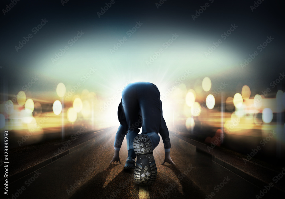 2024 business. Ladder to success. Newcomer, businessman, athlete, hero ...