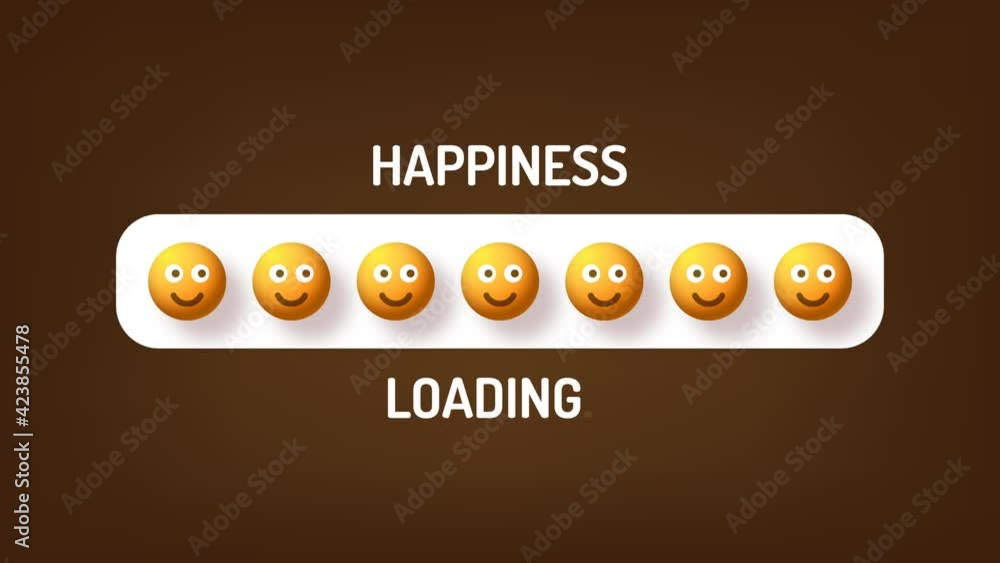 Progress bar animation Emoji mood Loading and emotion funny face in ...