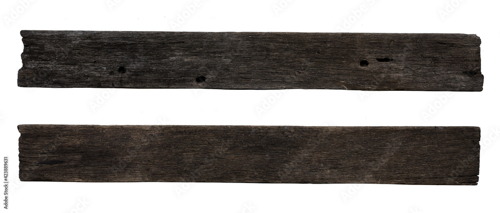 old wooden sign board background. plank wood isolated for design art ...