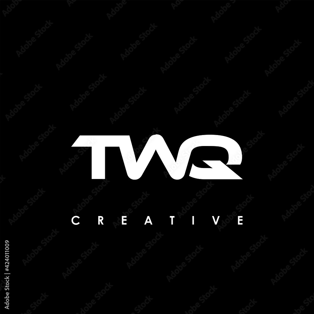 TWQ Letter Initial Logo Design Template Vector Illustration Stock ...