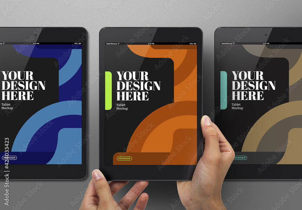 Tablet Mockup Stock Template | Adobe Stock