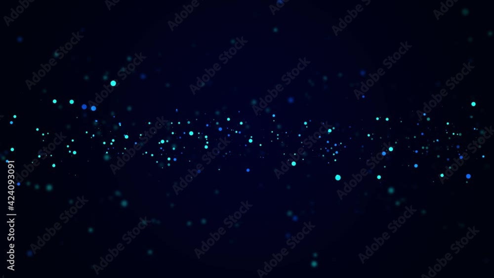 Abstract Dust Particles Background. Bokeh Particles Background Loop ...