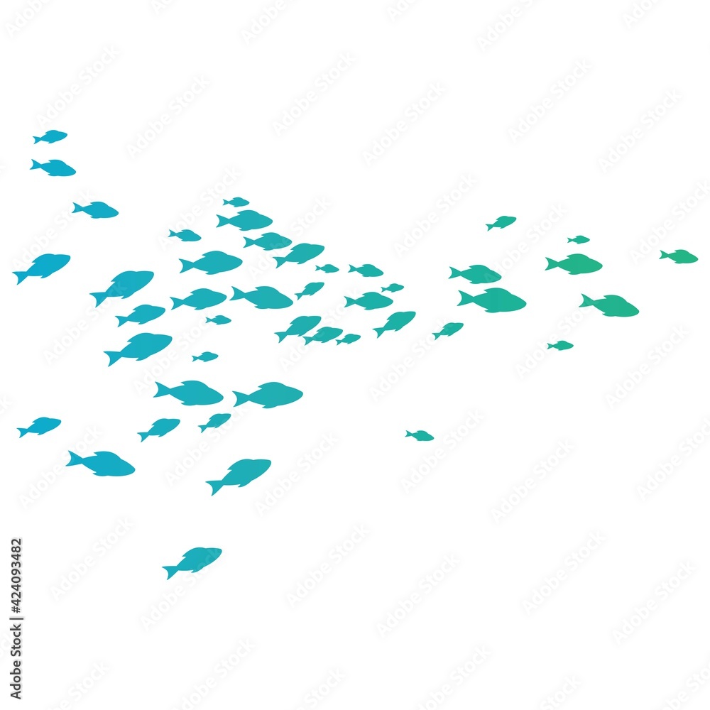 Fish background Stock Vector | Adobe Stock