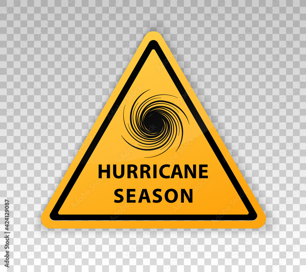 Tornado icon. Cyclone yellow sign. Spiral tornado. Blow hurricane ...