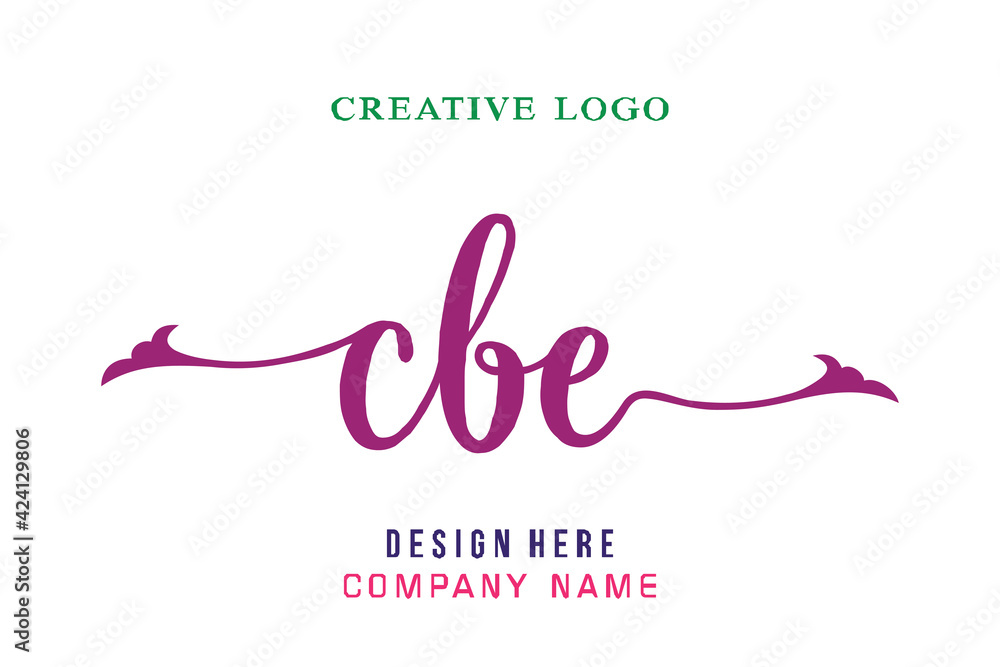 CBE lettering logo is simple, easy to understand and authoritative ...