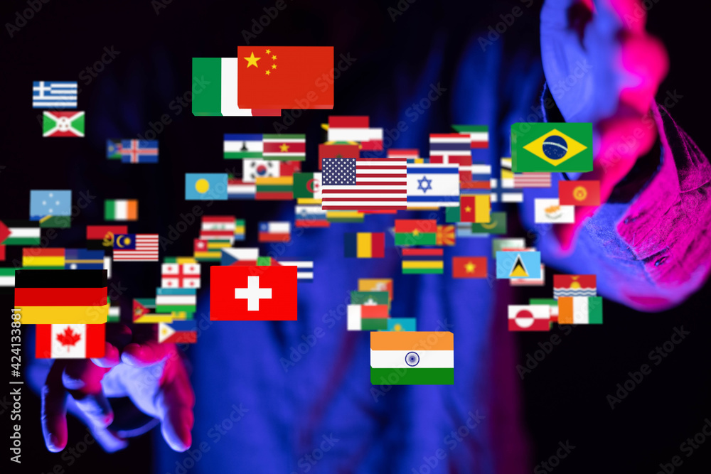 All official national flags of the world Stock Photo | Adobe Stock