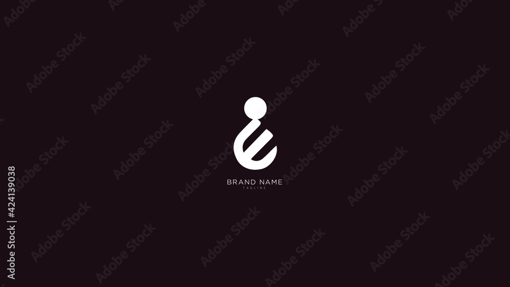 Alphabet letter Initial E, EE, EW logo vector design, minimal ...