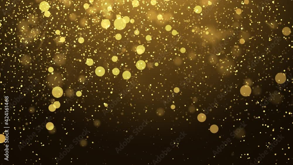 Video „4K gold particles awards backgrond is a motion graphics. The ...