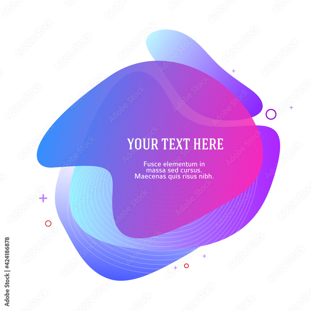 Abstract blur shapes color gradient iridescent colors effect soft ...