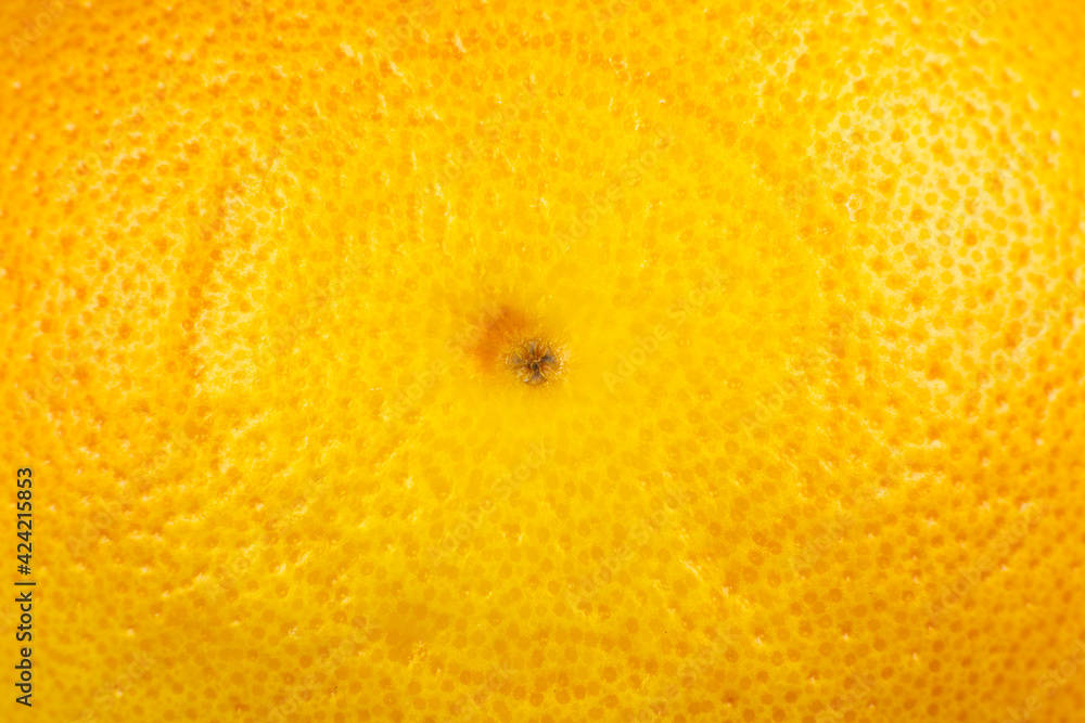 Close up photo of Grapefruit peel texture. Exotic ripe fruit background ...