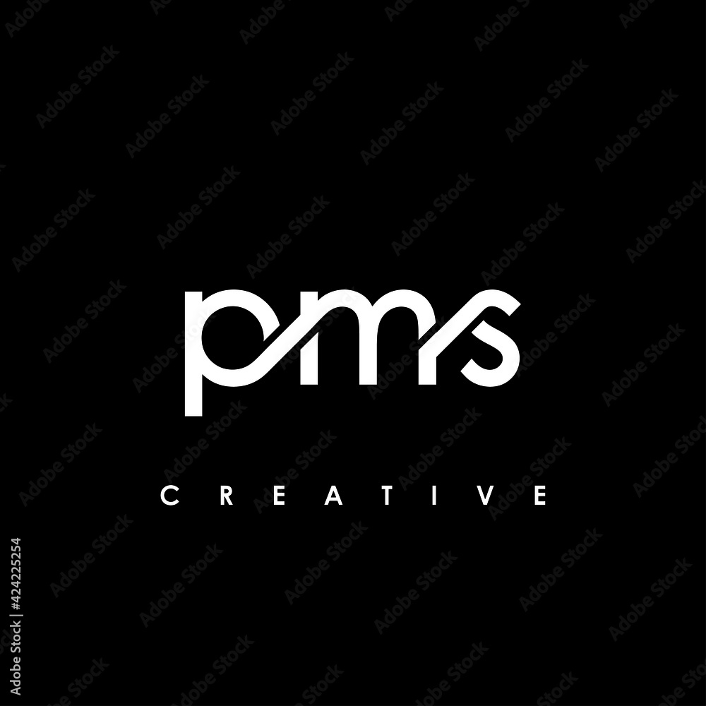 PMS Letter Initial Logo Design Template Vector Illustration Stock ...