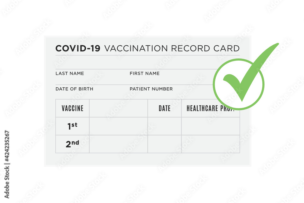 Vaccination Card, Covid-19 Vaccination Card, Shot Record Card, Covid ...