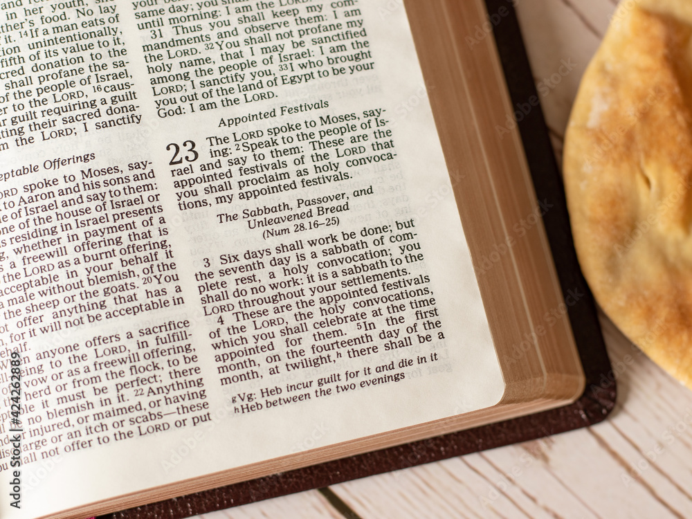 God festivals Holy Days Passover Days of Unleavened Bread opened Holy ...