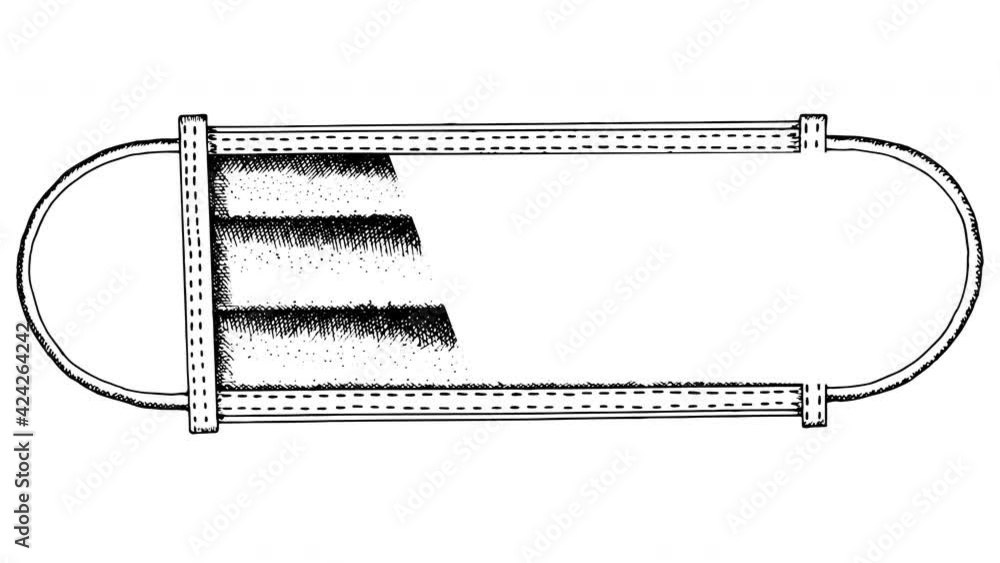 Self-drawing of a new medical mask to protect the human mucous membrane ...