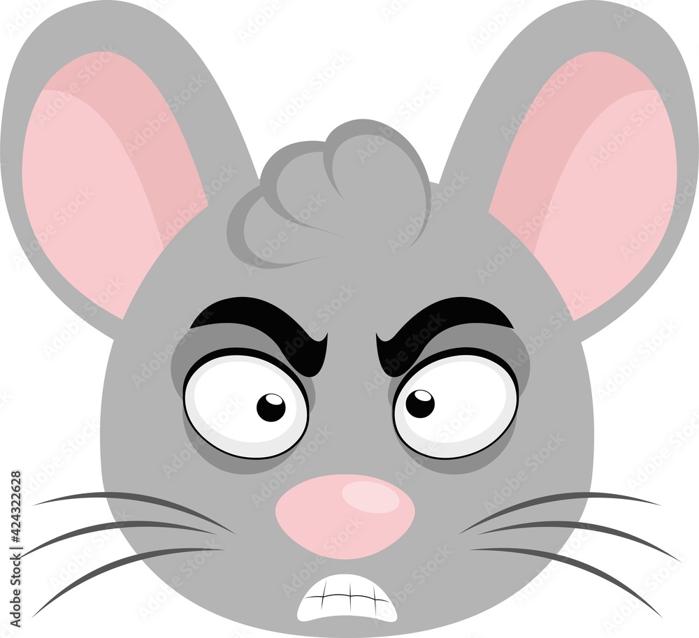 Cartoon Mouse Head