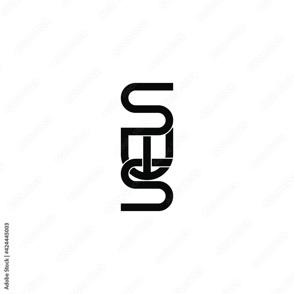 sws letter original monogram logo design Stock Vector | Adobe Stock