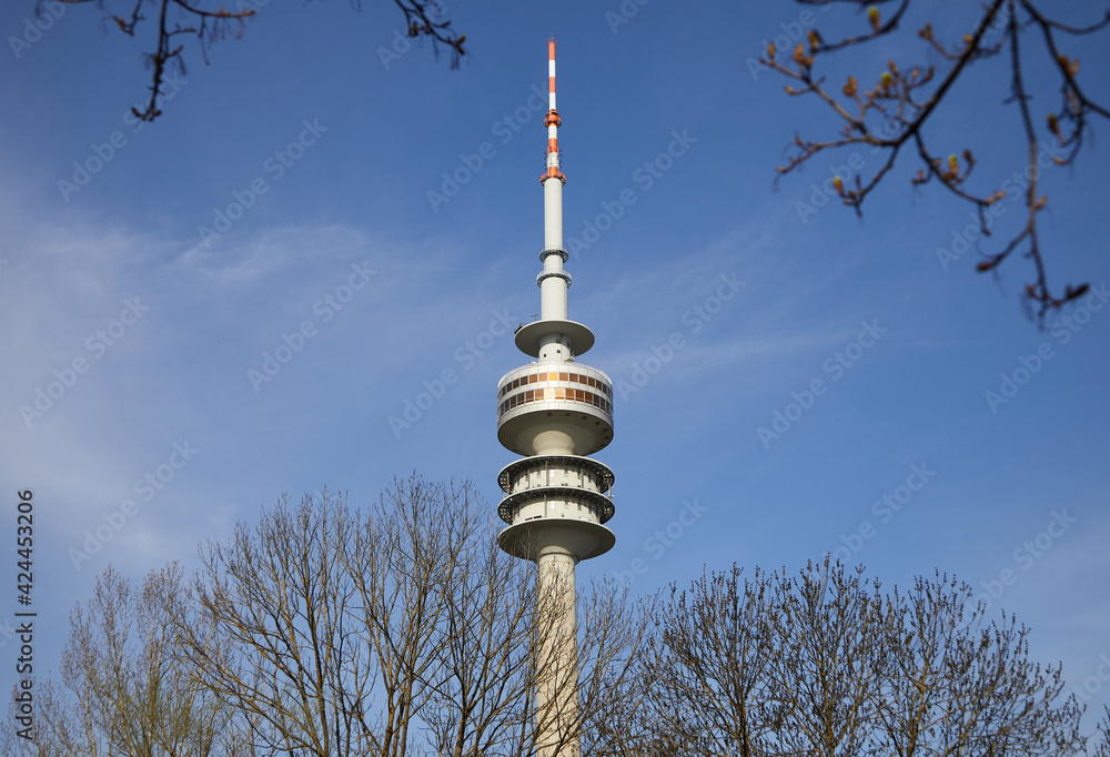 The Olympic Tower is a television tower in Munich and one of the ...