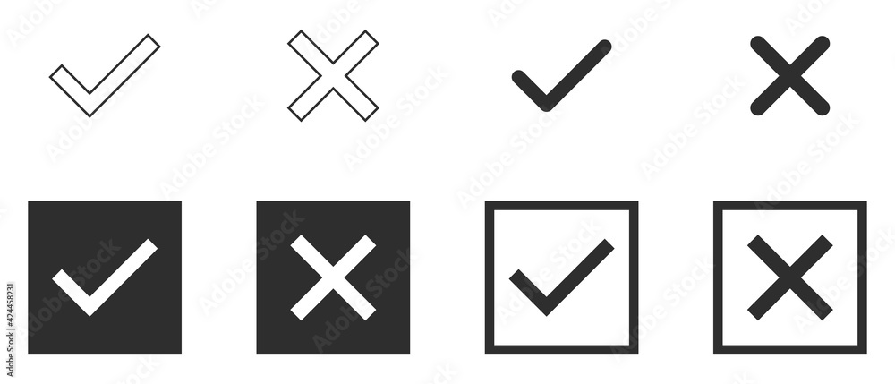 Ok Icon Black