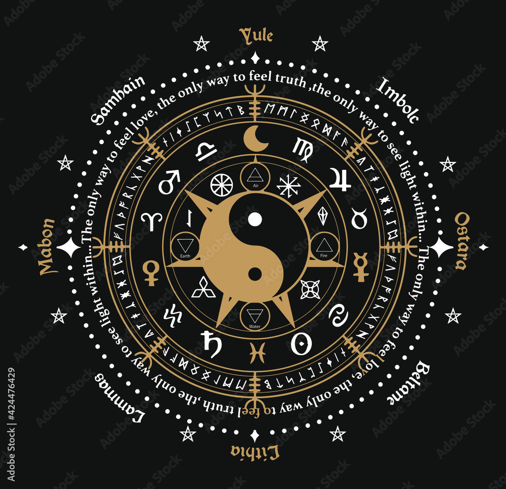 wheel of the Year is an annual cycle of seasonal festivals. Wiccan ...