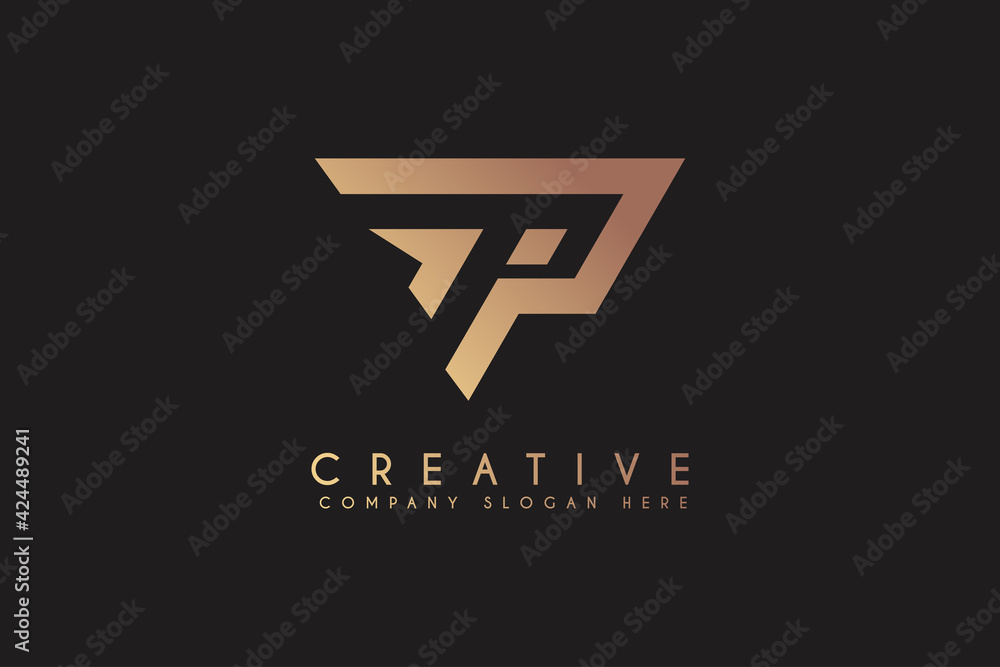 Initial letter P logo design vector illustration. letter P business and ...
