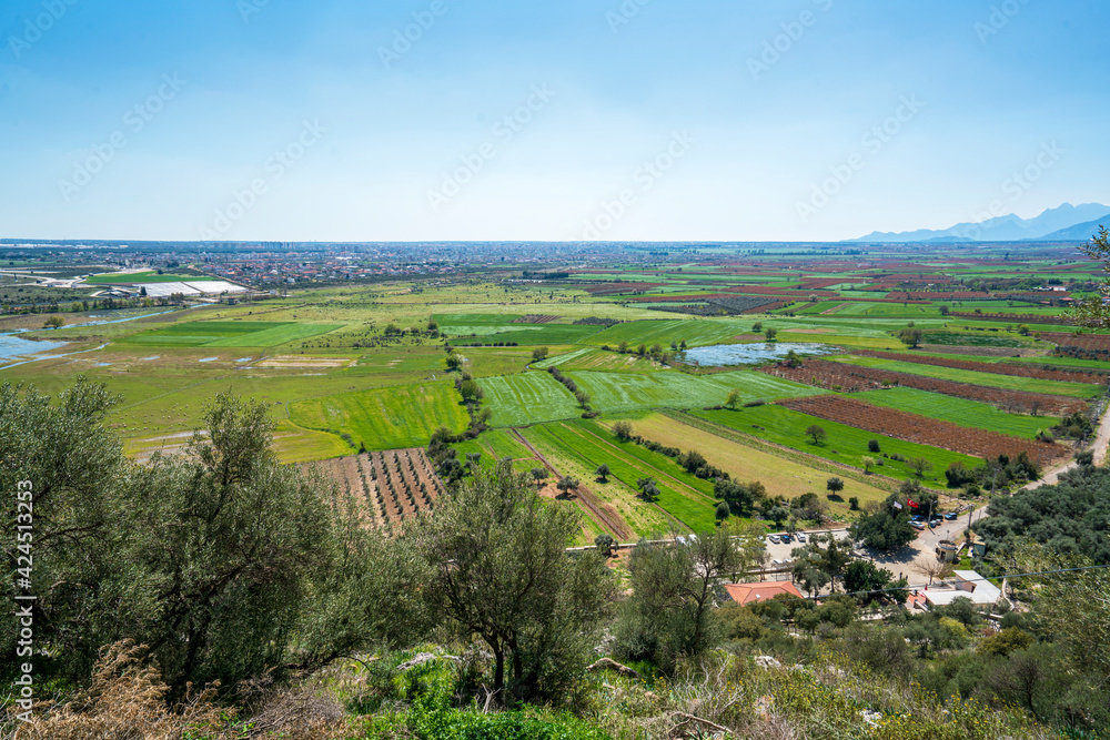 Karain Cave (Karain Mağarası) is a Paleolithic archaeological site ...