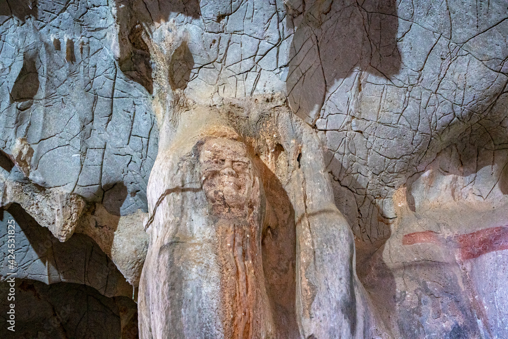 Karain Cave (Karain Mağarası) is a Paleolithic archaeological site ...