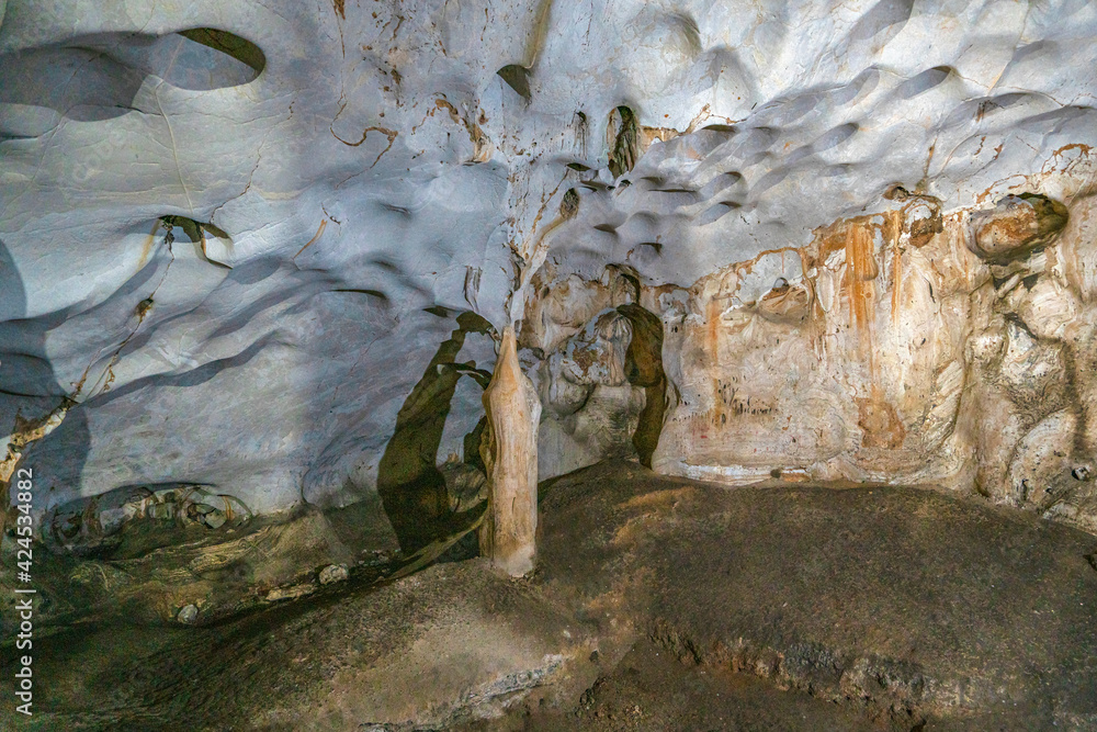 Karain Cave (Karain Mağarası) is a Paleolithic archaeological site ...