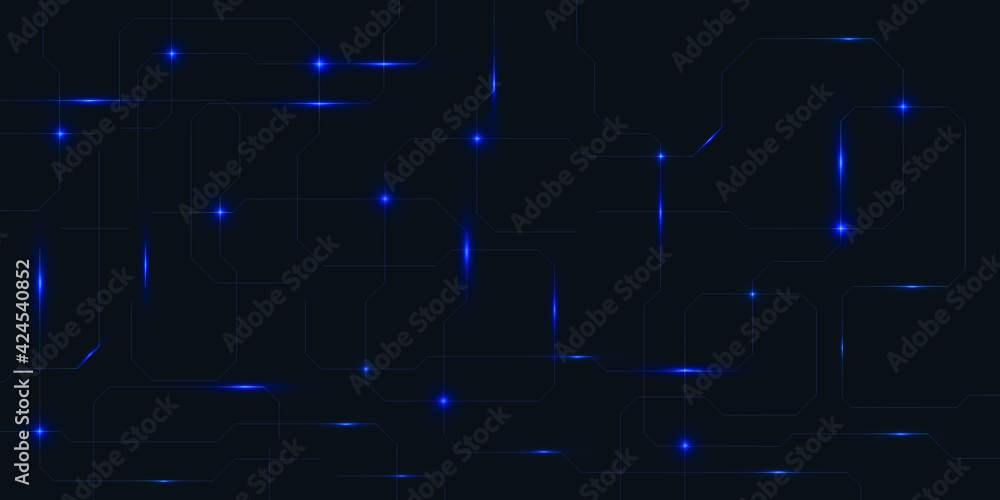 Abstract complex digital circuit patterns for futuristic product ...
