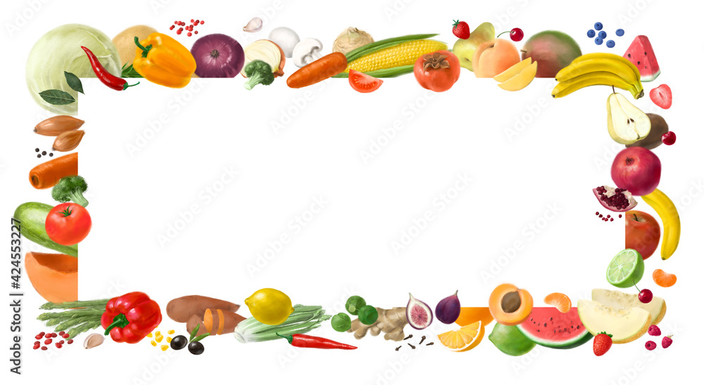 Nutrition concept for Vegan food. Healthy products. Assortment of ...