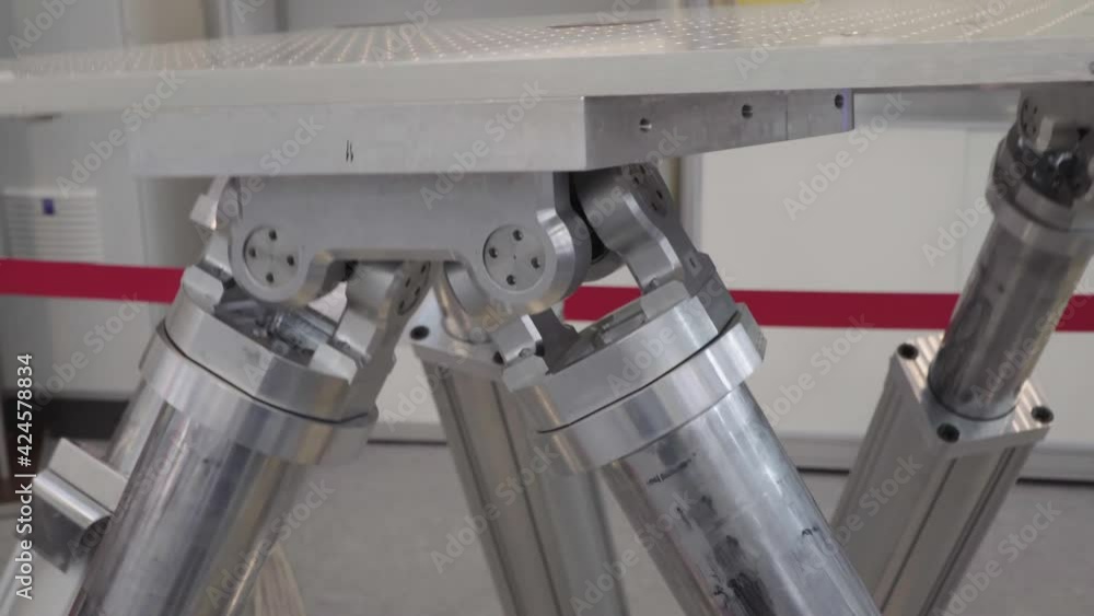 Demonstration Of The Modular Hexapod System Capability Stock Video ...